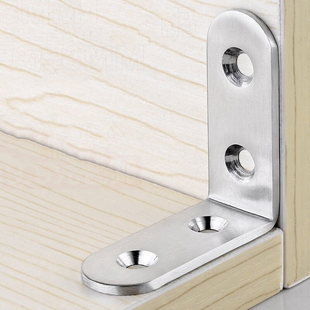 WiseGoods Luxe RVS Hoekbeugel 90° Set - Hoek Beugels - Beugel ...