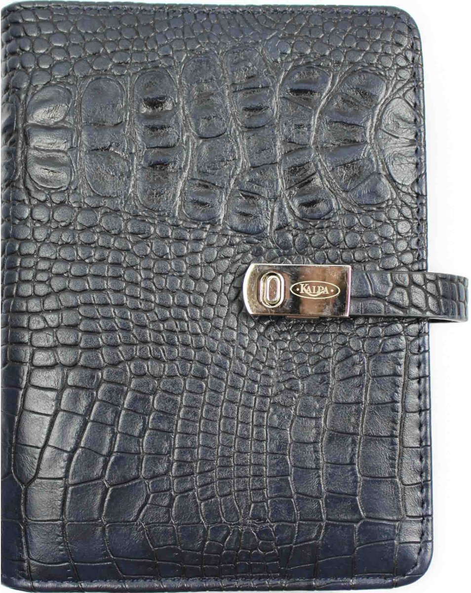 Kalpa 1311-54 Pocket Planner Organizer Croco Blauw 1 week per 2 paginas ...