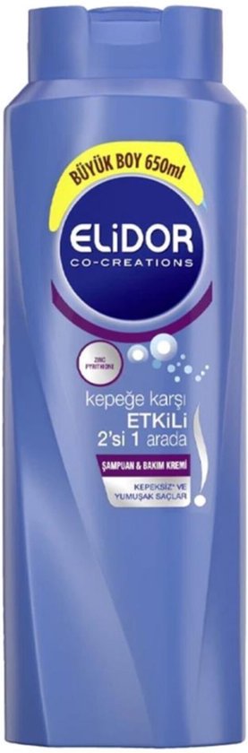 Elidor Shampoo Co-Creations 2 in 1 Anti Roos 650 ml. | bol