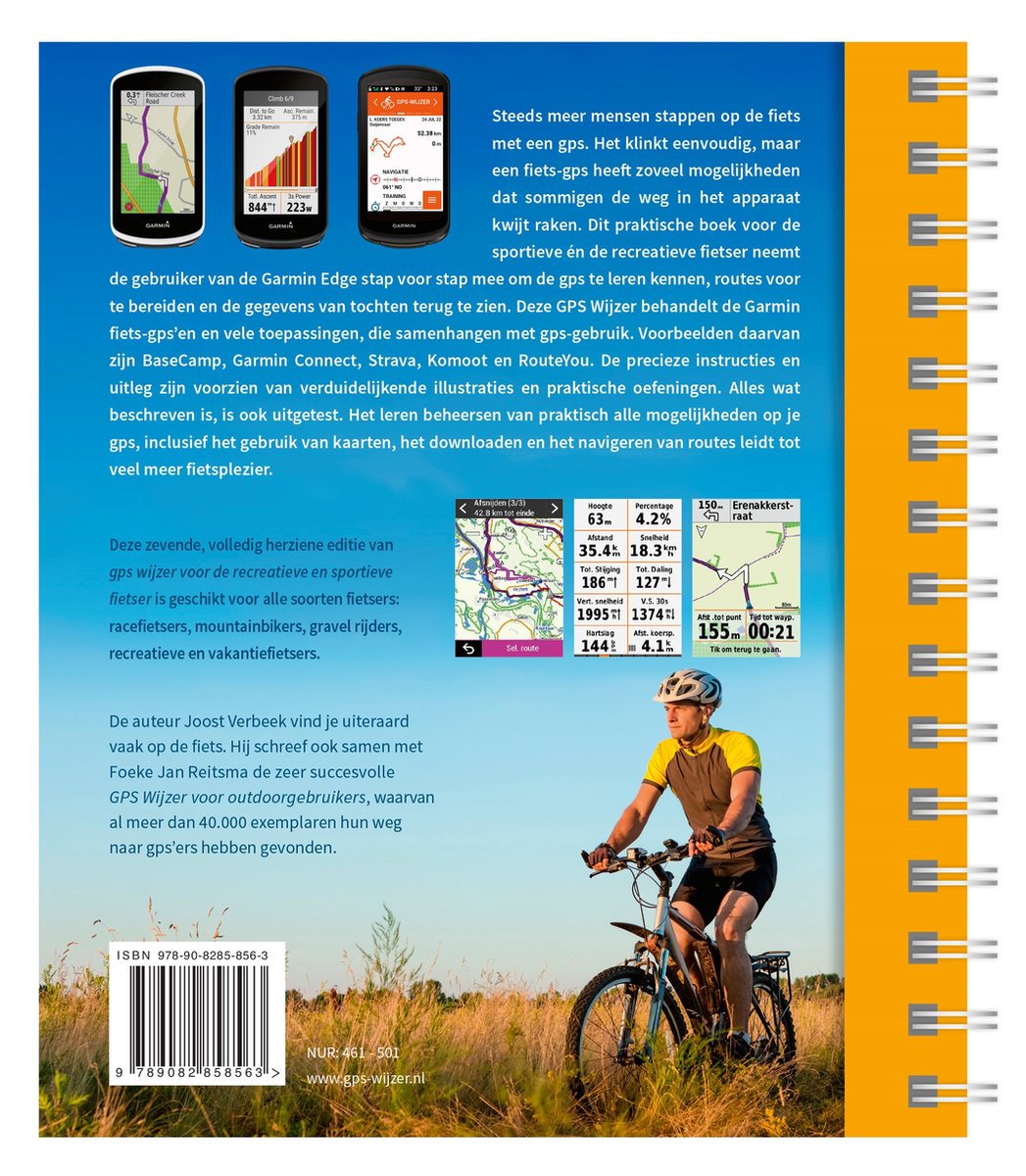 GPS Wijzer voor de recreatieve en sportieve fietser - 7e editie, Joost Verbeek |... | bol