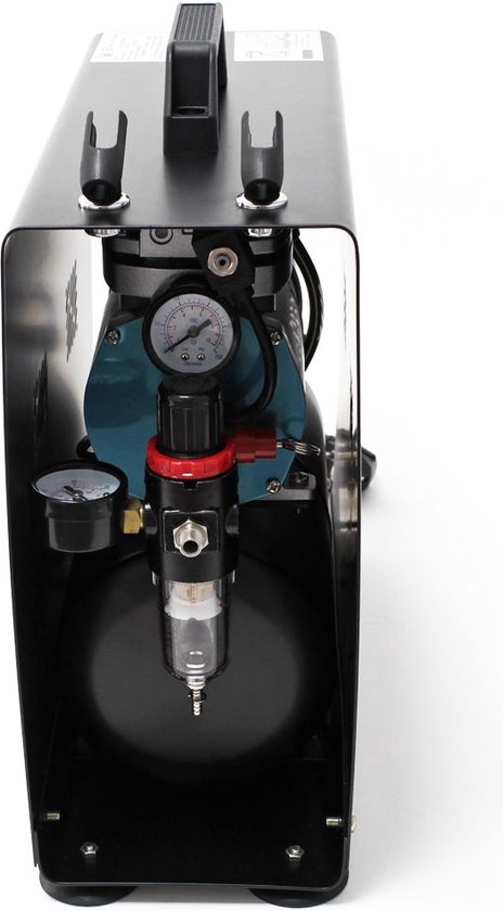 Airbrush compressor AF196AW luchttank 2-cilinder zuiger | bol
