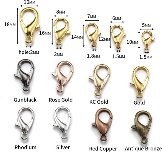 Connector voor sieraden - Kettingen maken - Armbandjes - Sluitingen ...