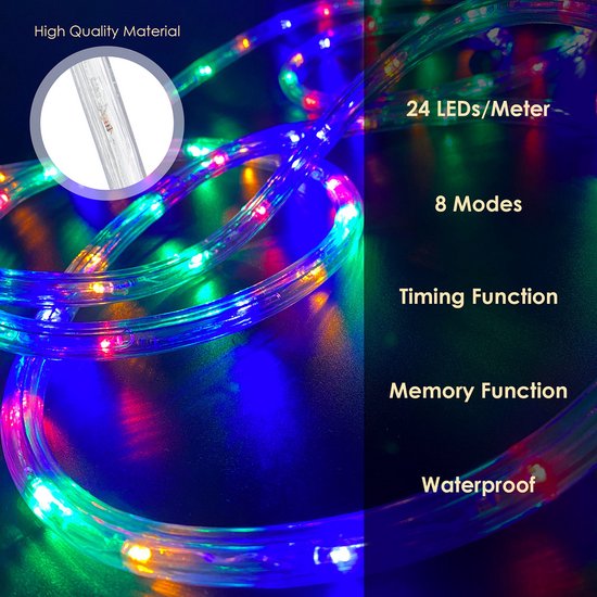 LED Lichtsnoer - Fairy Lights - Lampjes Slinger - Lichtsnoer Binnen ...