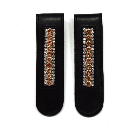 Boot Clips Crystal & Rose Gold | bol
