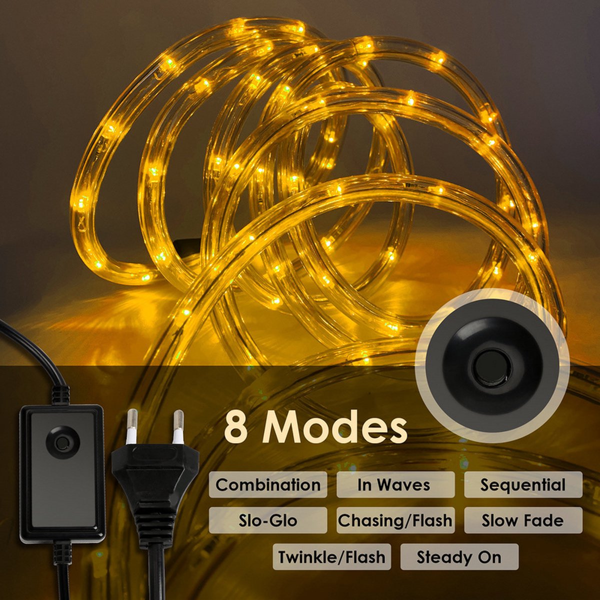 LED Lichtsnoer - Fairy Lights - Lampjes Slinger - Lichtsnoer Binnen ...