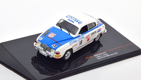 Saab 96 V4 #18 Rally of the 1000 Lakes 1976 - 1:43 - IXO Models | bol