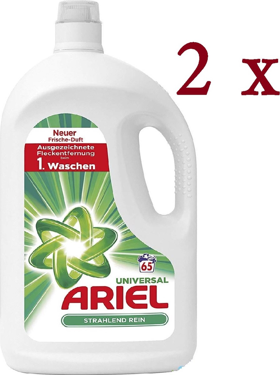 Ariel Vloeibaar wasmiddel universeel 2 x 3.575L - 130 wasbeurten | bol.com