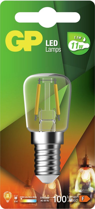 Gp Lighting Gp Koelkastlamp T25 1,1W E14 | bol