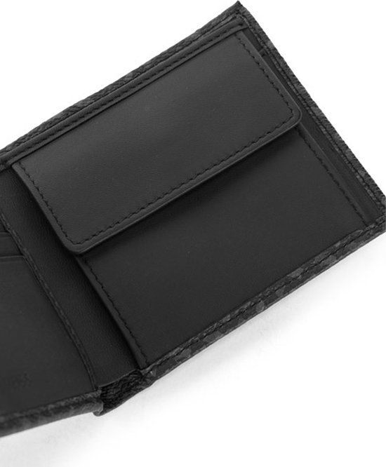 Hugo Boss - Byron 4cc coin portemonnee - RFID - heren - black | bol.com
