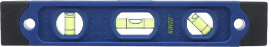 YUNICS® Waterpas - 3 Libellen - Analoog - Blauw - 22,5 cm | bol.com