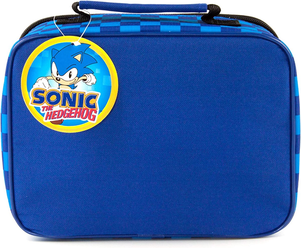 Sonic The Hedgehog Lunch Bag Kids Boys Retro Gaming Food Container Een ...