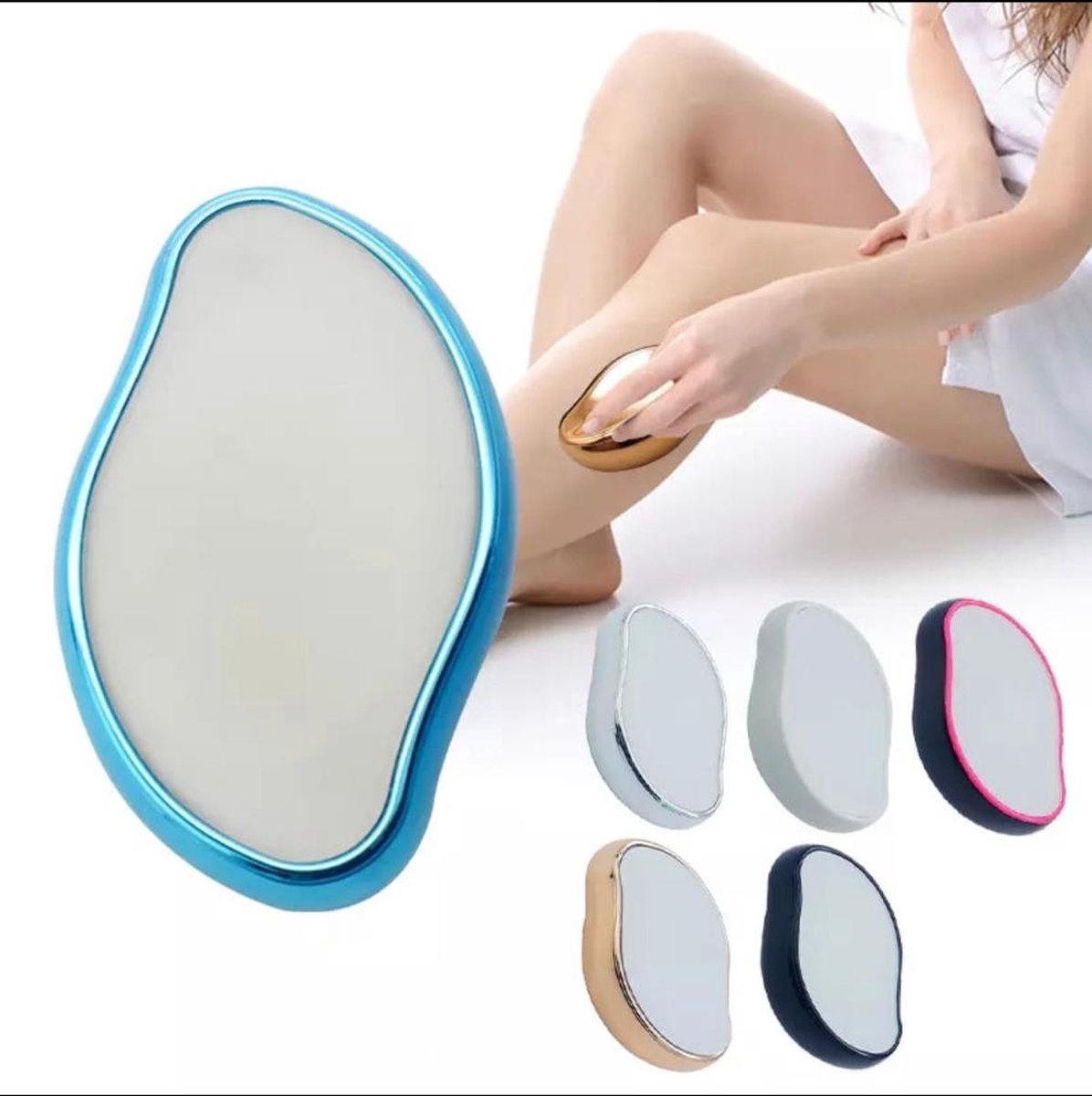 Haar gummer-Crystal Haar-Gom Epilator Steen Schoonmaken-Gum Scrub ...