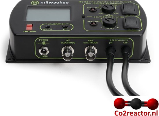 Milwaukee MC125 PRO 2-in-1 digitale pH / ORP-controller | bol.com