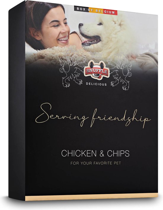 Snuffle Delicious Box Chicken & Chips | bol