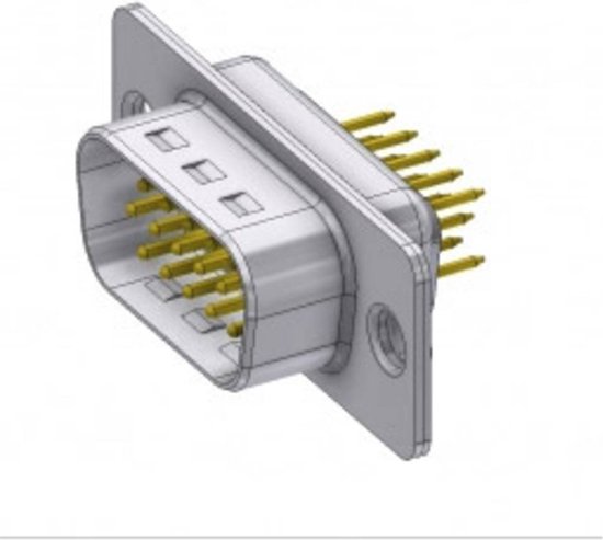 Deltron Connectors HD-D15 PY/2 D-sub stekker 180 ° Aantal polen: 15 Solderen, Pinnen 1... | bol