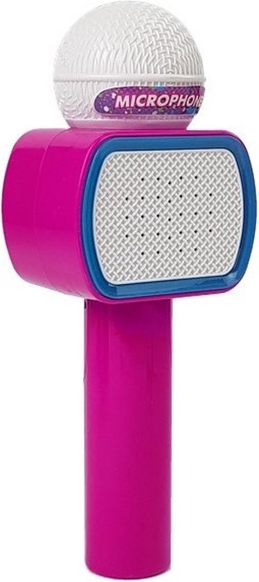 Karaoke microfoon - kind - draadloos met luidspreker - roze | bol