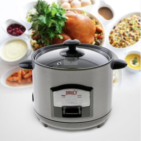 Bavary Rijstkoker 1 Liter Zilver | bol