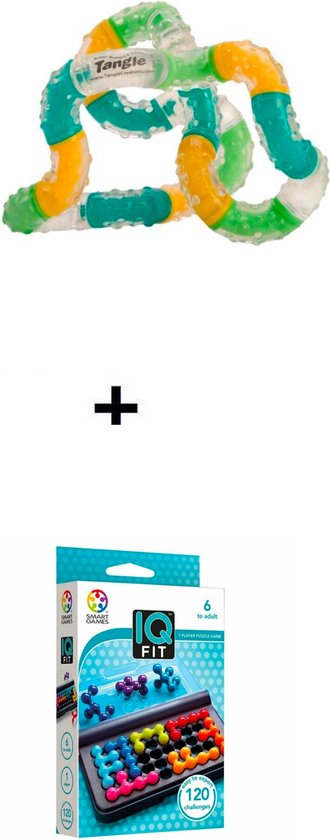 Tangle Therapy Braintools Imagine + Smart Games IQ Fit - COMBO 2 - Pack | bol.com