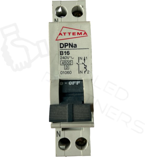 Attema installatieautomaat bedraad 1P+N B16 16A | bol.com
