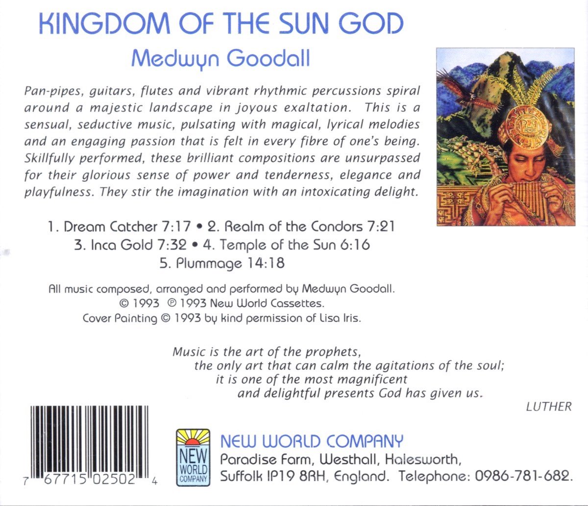 Medwyn Goodall - Kingdom Of The Sungod (CD), Medwyn Goodall | CD (album ...