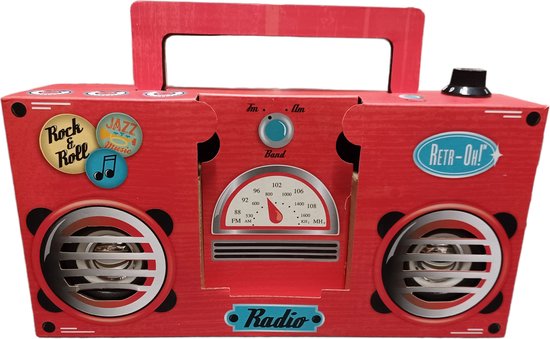 Retro - Speaker box - draagbaar - Retr-Oh -Fun 2 Give | bol