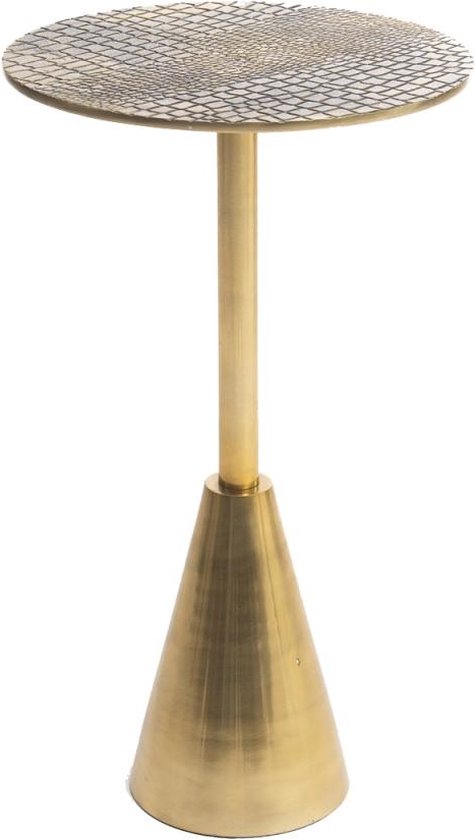 De Croco Bijzettafel - Messing | bol.com