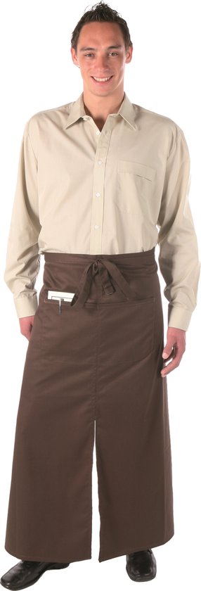 Link Kitchen Wear Franse sloof met split en zak, navy. | bol.com