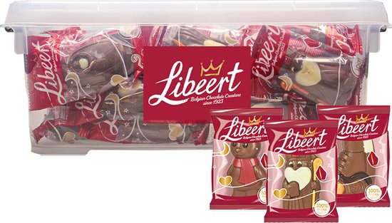 Libeert Sint chocolade holle figuren - melkchocolade - Sinterklaas - 40 ...