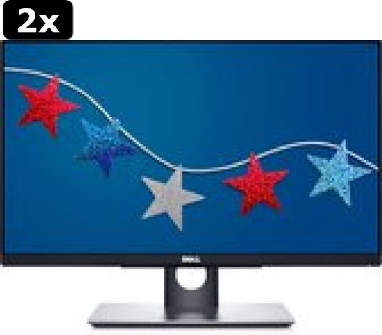 2x Dell P2418HT - Full-HD IPS Monitor met Multi touch | bol.com