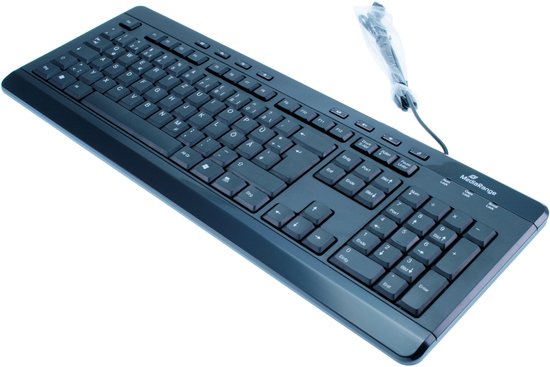 MediaRange MROS102 toetsenbord Universeel USB QWERTZ Duits Zwart | bol