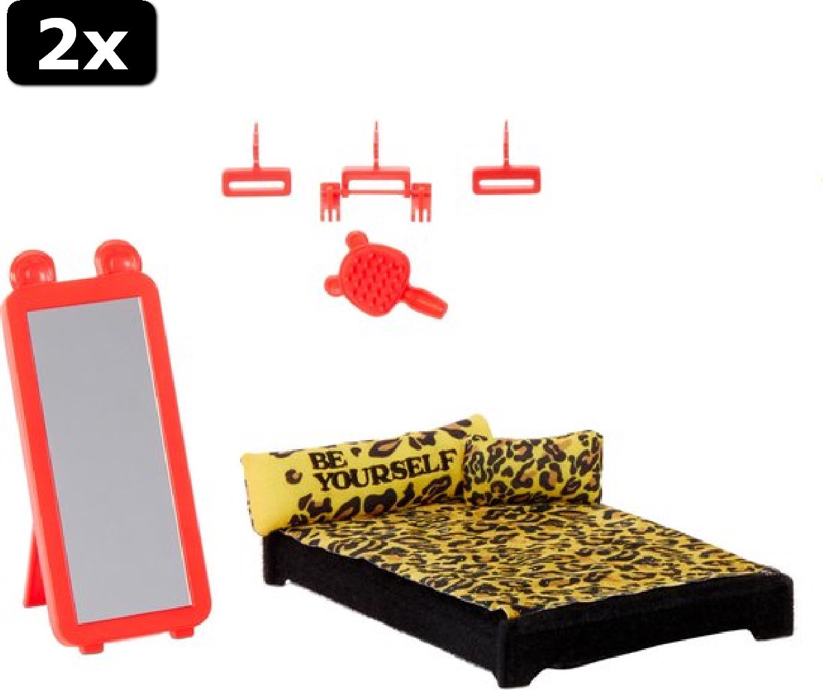 2x Na! Na! Na! Surprise 3-in-1 Backpack Bedroom Speelset Jennel Jaguar ...