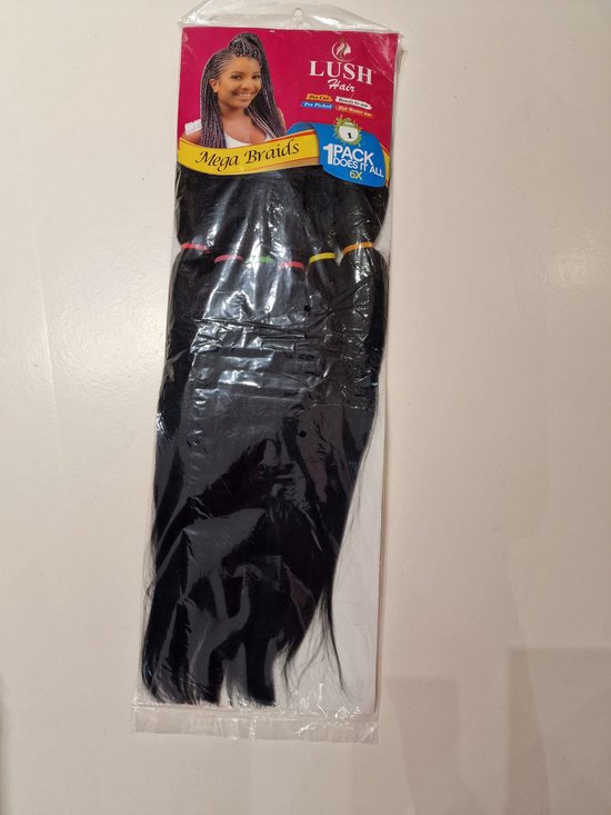 Lush Hair Mega Braids Nummer 1 6 stuks | bol