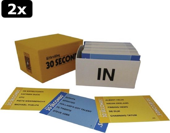 2x 30 Seconds ¬Æ Uitbreiding Bordspel | Games | bol.com