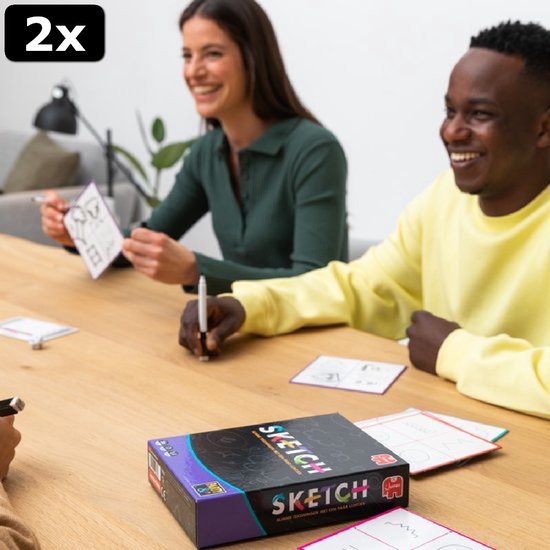 2x Jumbo Party & Co Sketch - Partyspel - Bordspel | Games | bol.com