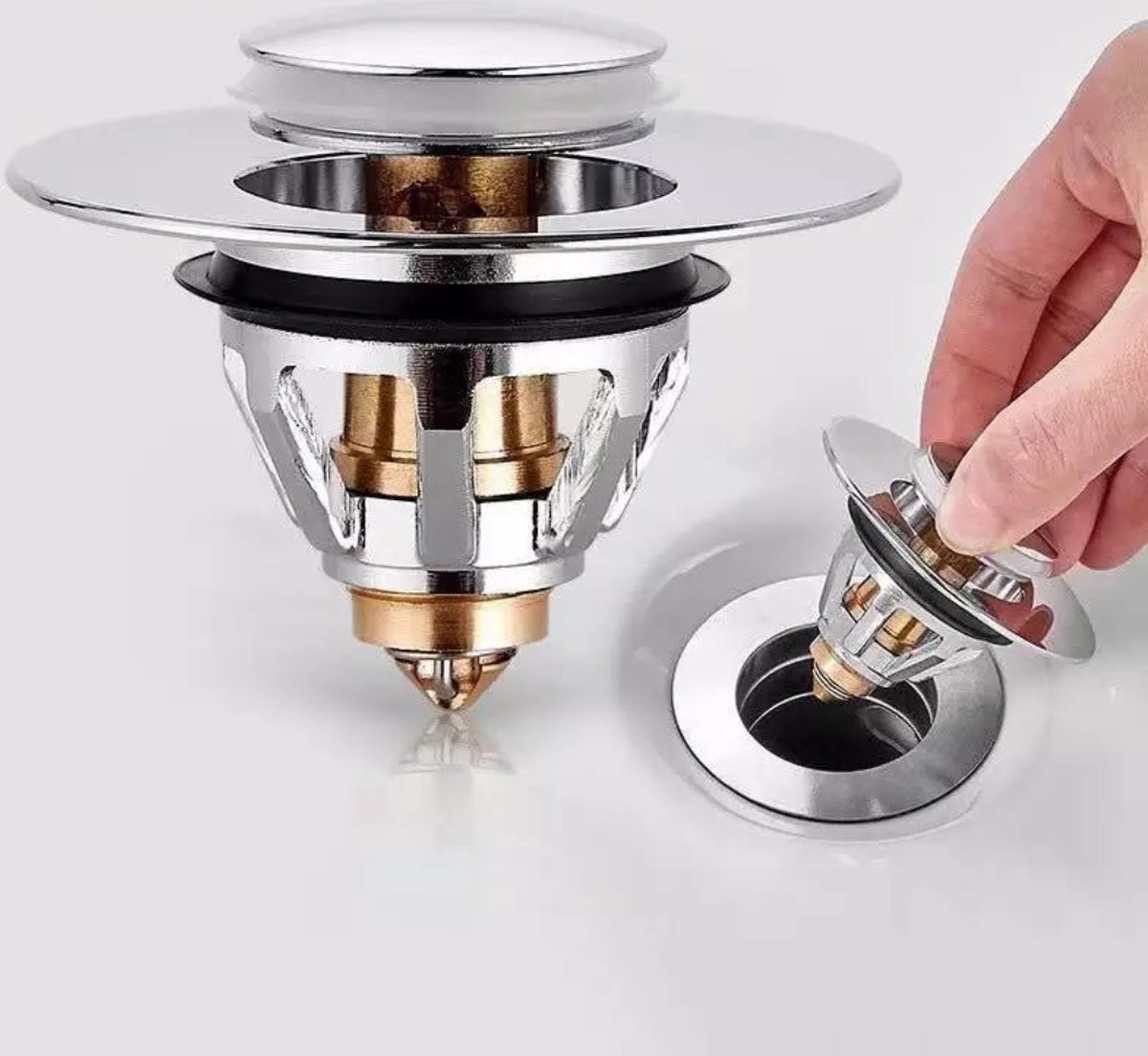 SEPH Universele Gootsteen Stopper - Afvoerstop - Wasbak - Badkamer ...