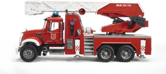 BRUDER MACK Granite fire engine with water pump | bol.com