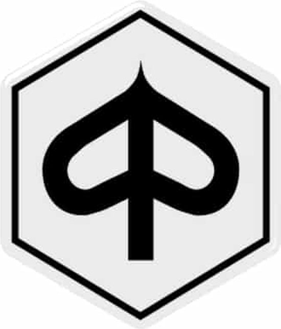 Piaggio Zip Logo Wit - Piaggio Zip Accessoires - Embleem - LED Customs ...