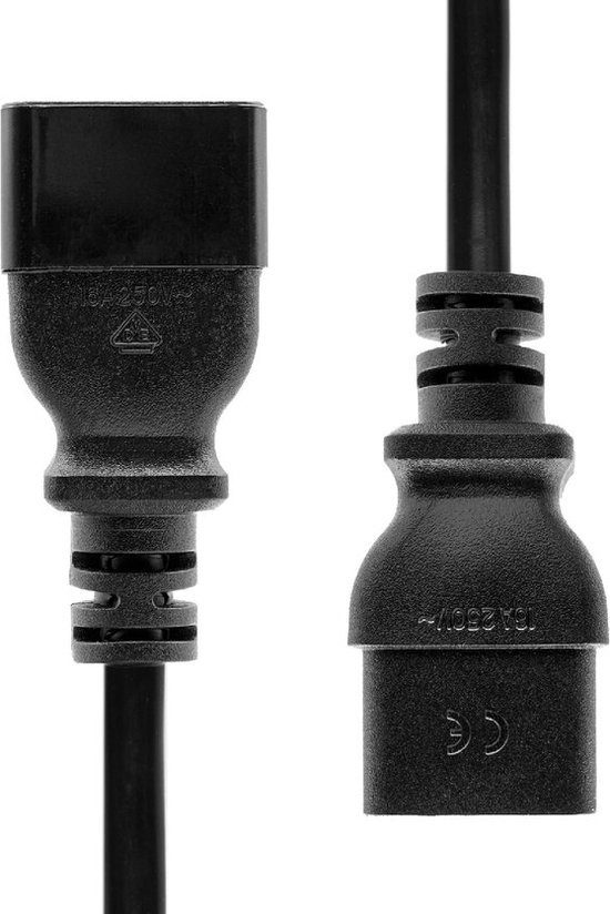 ProXtend PC-C19C20-005 electriciteitssnoer Zwart 5 m C19 stekker C20 ...