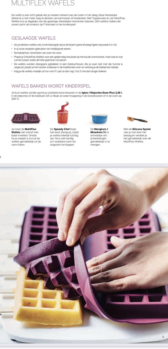 Tupperware MultiFlex Wafel | bol.com