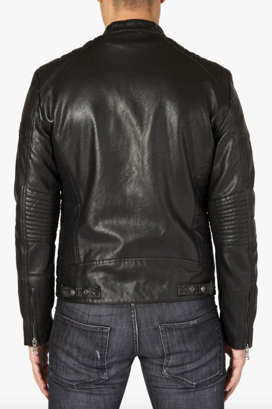 Yes Zee - Black Polyurethane Jacket | bol.com