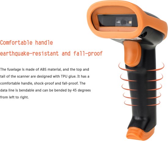 Kefar Barcode Scanner - Barcode Scanner Draadloos - S5 Model | bol