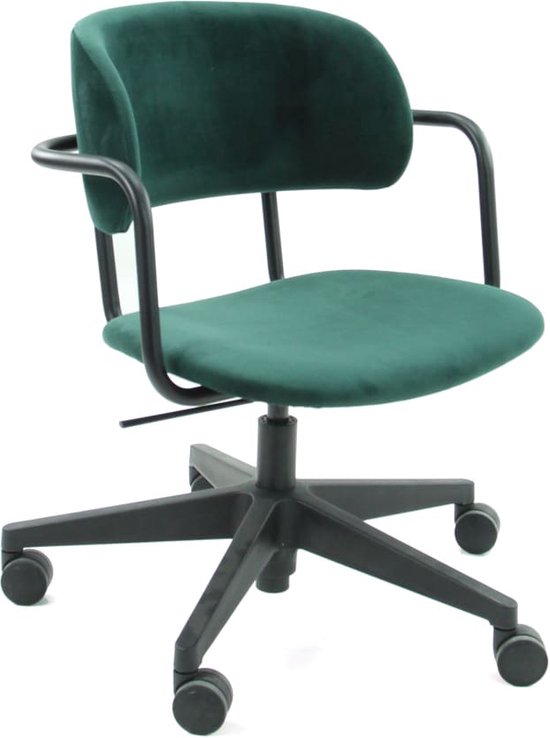 Workliving Puur Design Bureaustoel - Earth Teal | bol.com