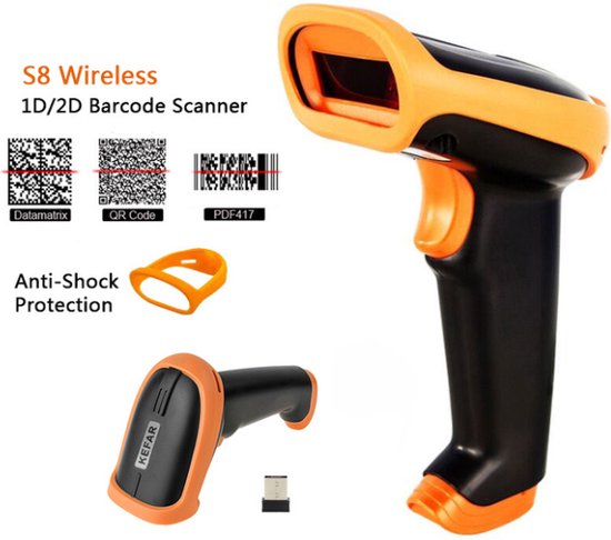 Kefar Barcode Scanner - Barcode Scanner Draadloos - S3 Model D2 | bol