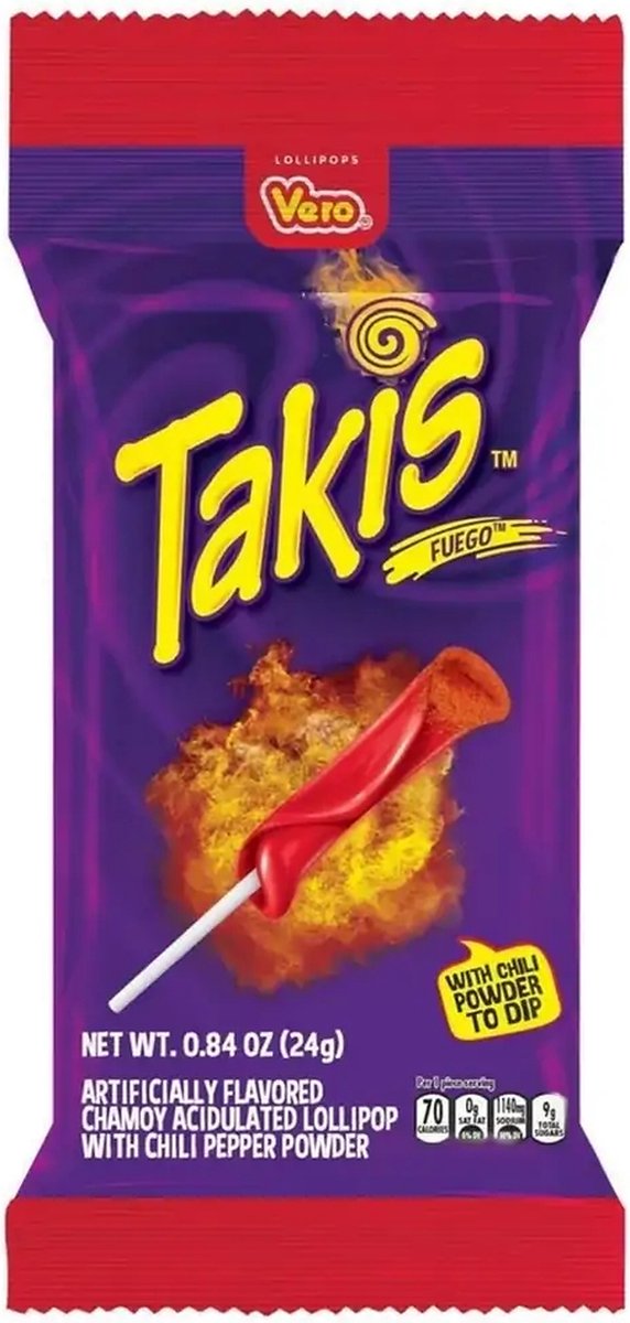 Takis Lollipop Fuego | bol