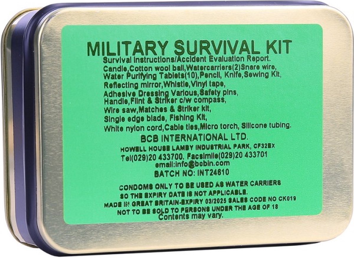 BCB Military survival kit CK019 | bol.com
