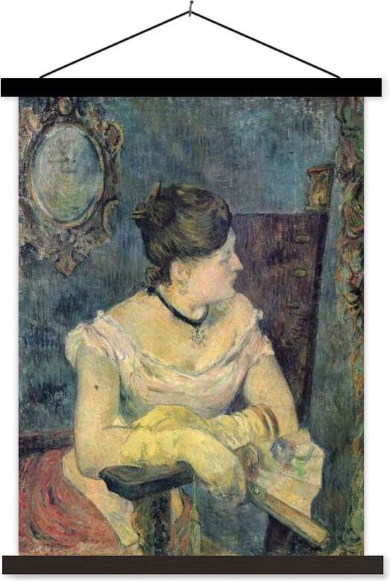 Madame Mette Gauguin en robe de soirée - Peinture de Paul Gauguin ...
