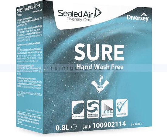 Vloeibare Zeep Diversey SURE Hand Wash 6x0.8 L navulverpakking | bol.com