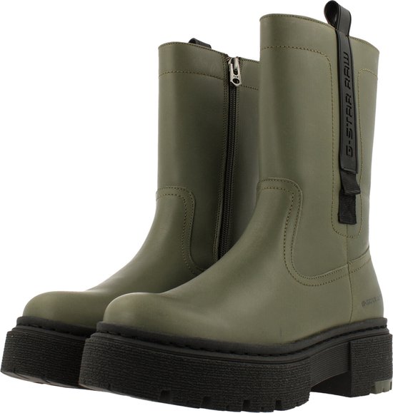 G-Star Raw - Ankle Boot/Bootie - Female - Olive-Black - 41 - Laarzen | bol