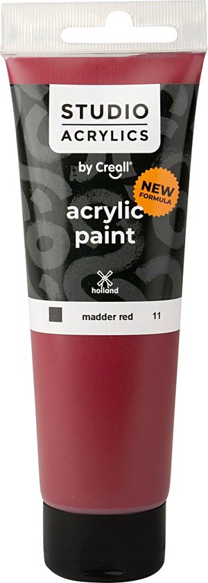 Acrylverf – Madder Rode Verf – Acrylaatverf – Acrylic paint – Hobbyverf ...