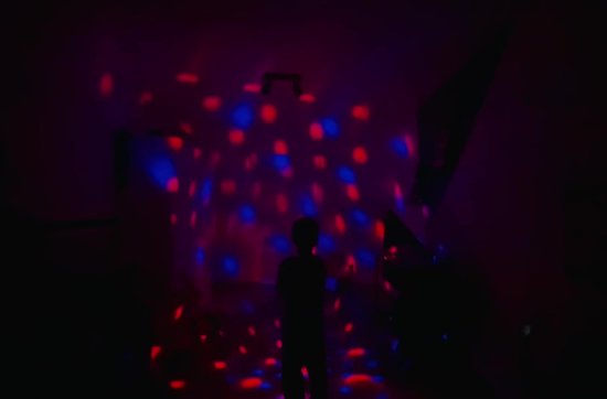 Disco-Watch // Disco Horloge // Mini Discobol - Kleur: Blauw - Dé ...